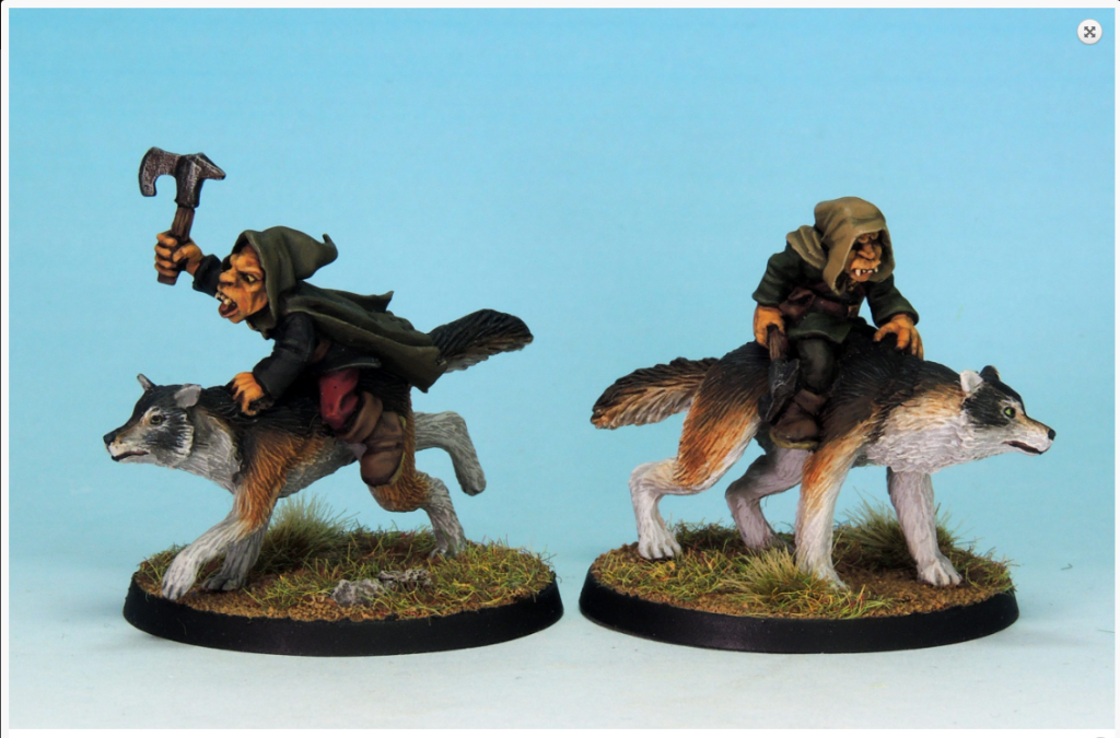 Crooked Dice – 7TV – Goblin Wolf Rider Axes – Metal Miniatures – The ...